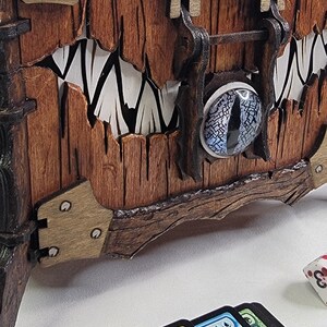 Handcrafted Mimic Chest – Dnd & MTG Deck Box – Custom Dice Holder - Etsy