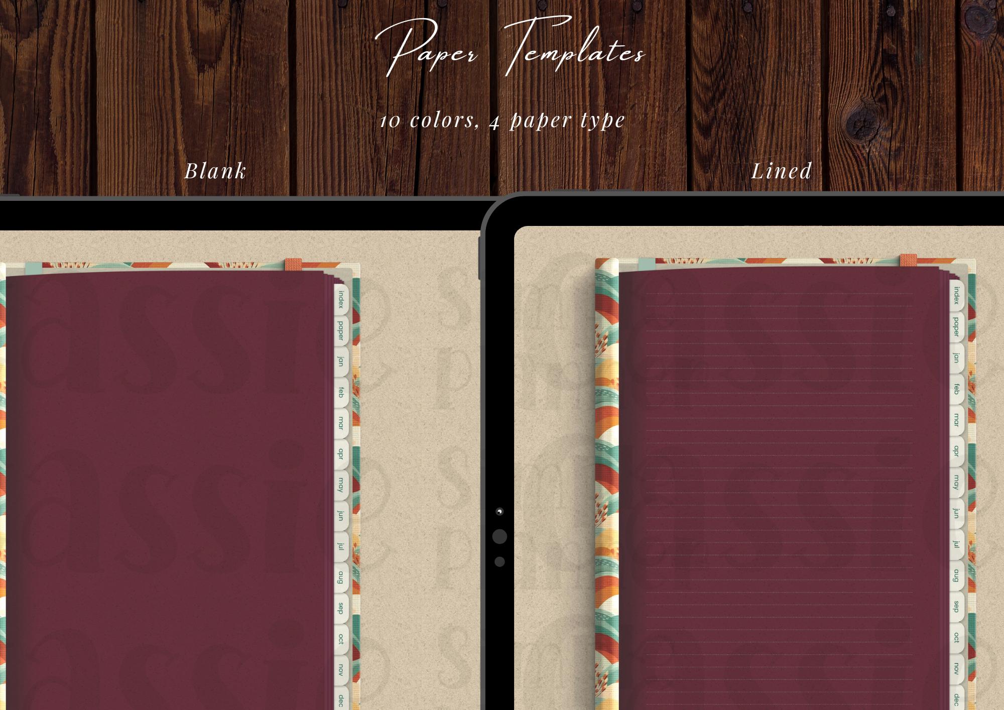 Digital Bullet Journal | Boho Bliss Journal - Etsy