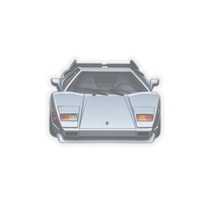 Lamborghini Countach Vinyl Sticker - Etsy