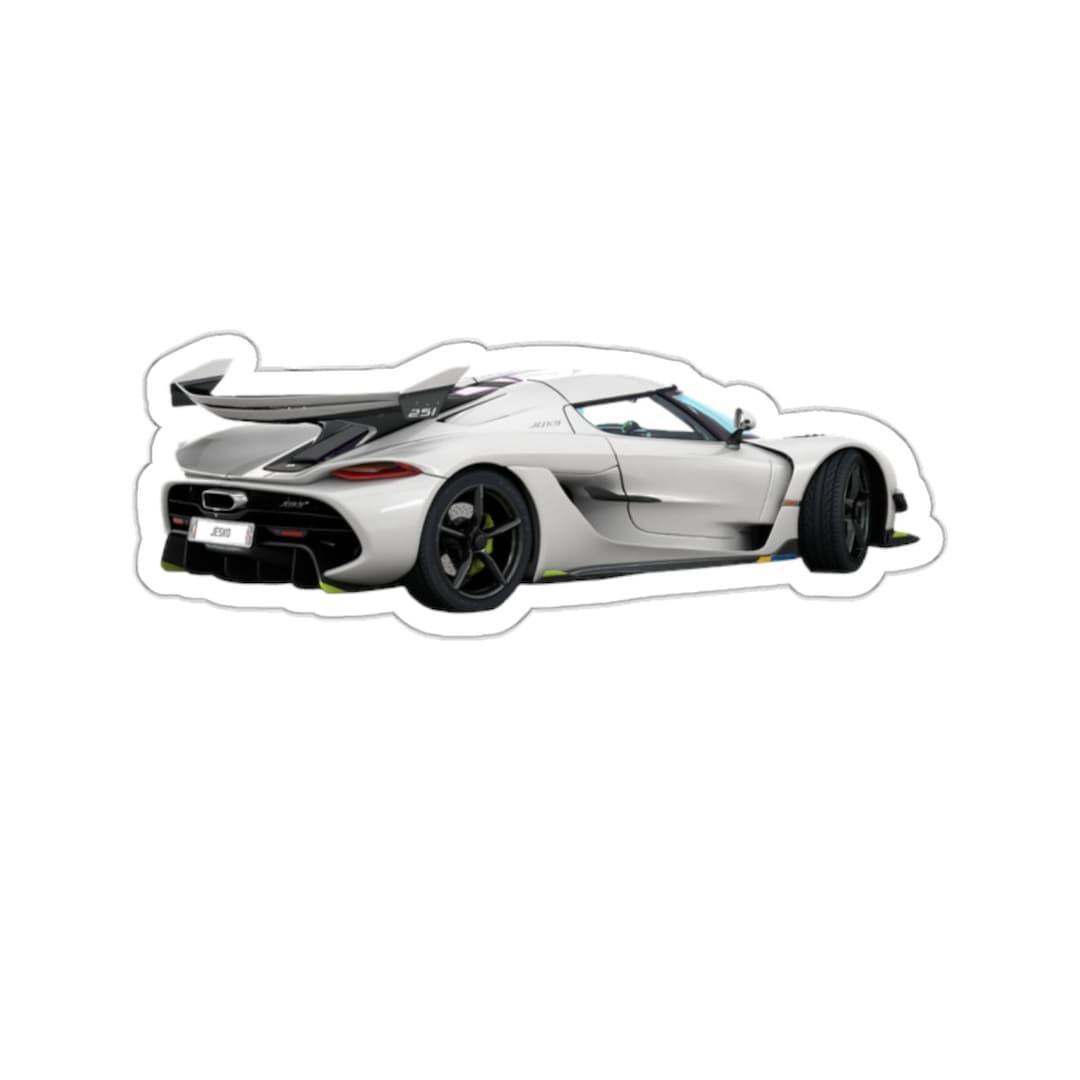 Koenigsegg Jesko Vinyl Sticker - Etsy