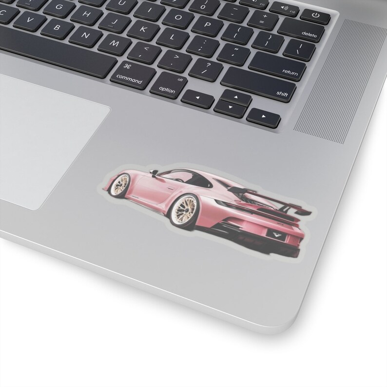Porsche 911 GT3RS Light Pink Vinyl Sticker - Etsy