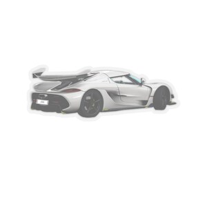 Koenigsegg Jesko Vinyl Sticker - Etsy
