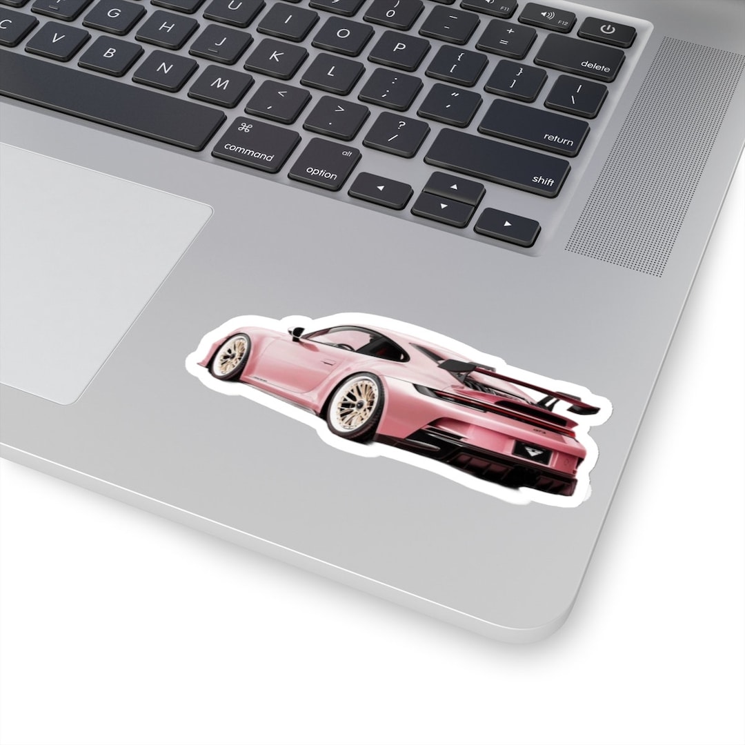 Porsche 911 GT3RS Light Pink Vinyl Sticker - Etsy