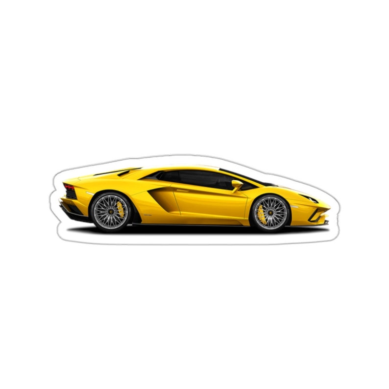 Lamborghini Aventador Vinyl Sticker - Etsy