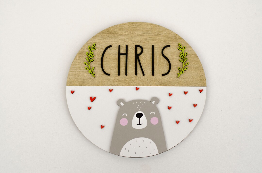 Name Cutouts for Nursery, Wooden Letters, Name Sign, Nursery Letters ...