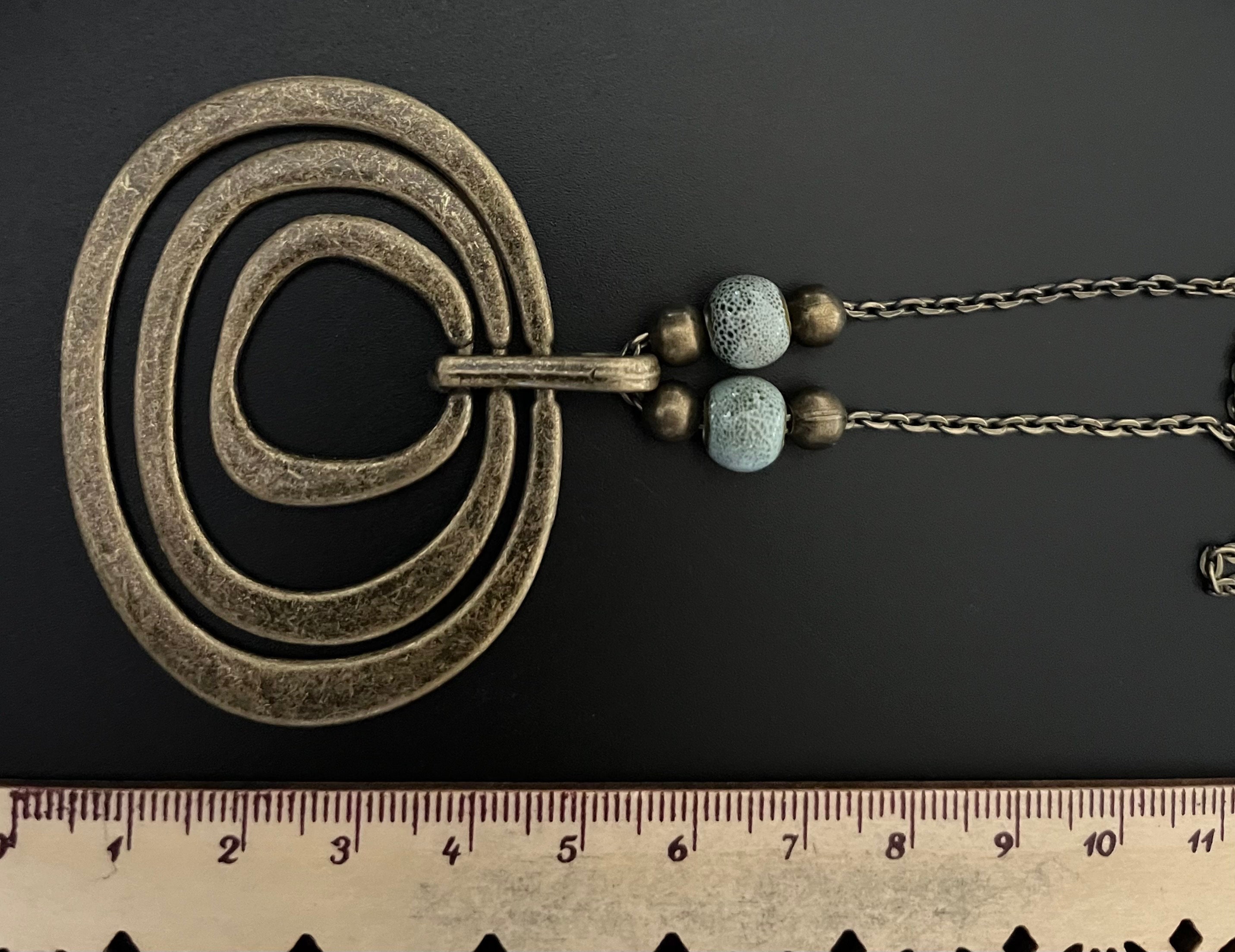 Boho Necklaces for Women Bronze Large Necklaces Bohemian - Etsy UK