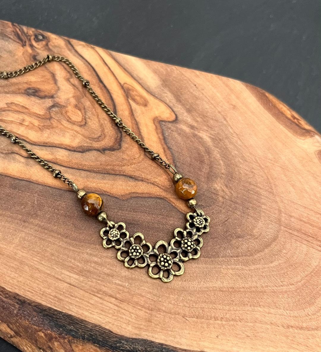 Boho Necklaces Bronze Necklaces Boho Necklaces for Women - Etsy