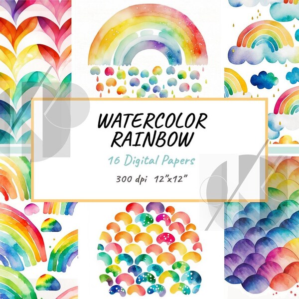 Abstract Rainbow Art - Etsy