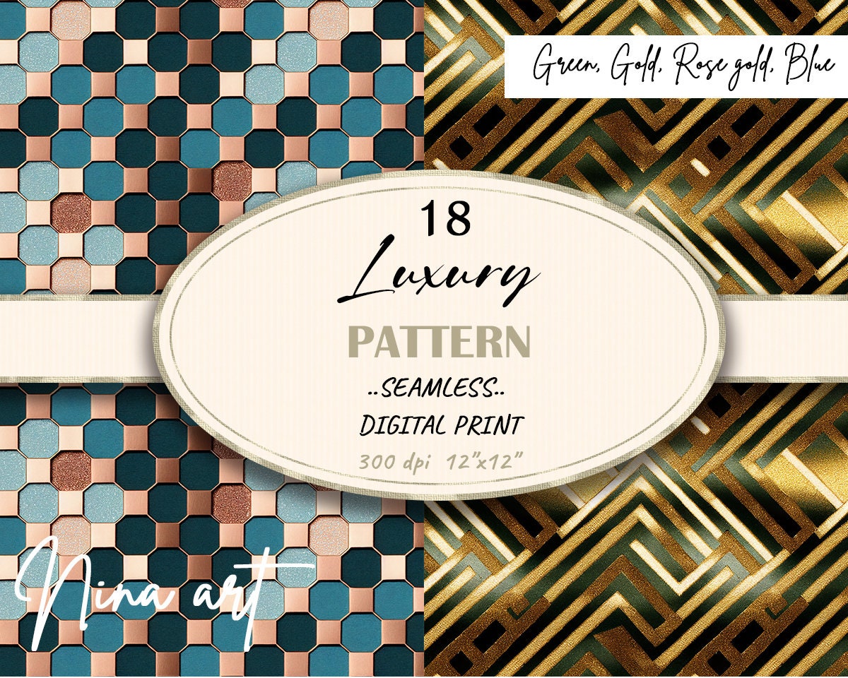 Luxury Gold Digital Paper Seamless Gold Textures Gold - Etsy