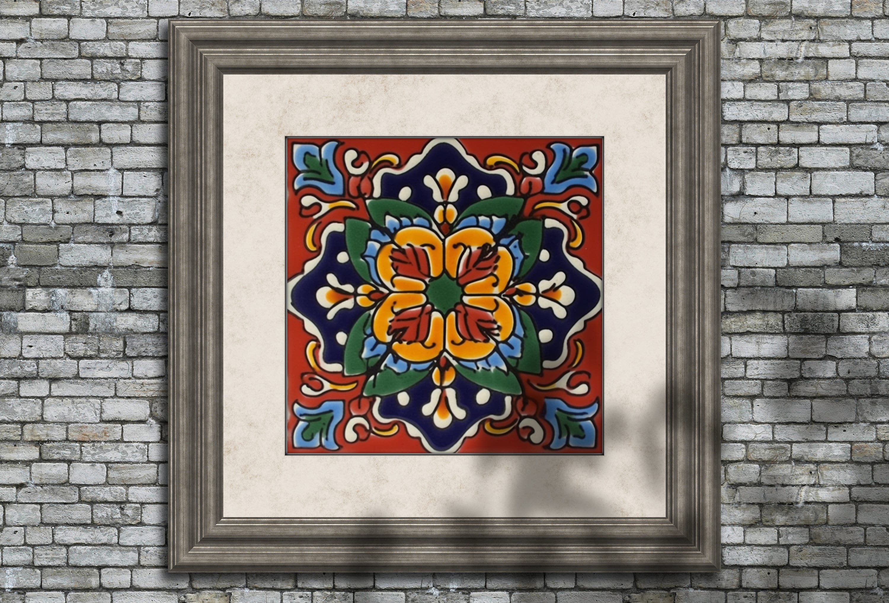 Spanish Talavera Tiles Digital Paper Mexican Tiles Digital - Etsy