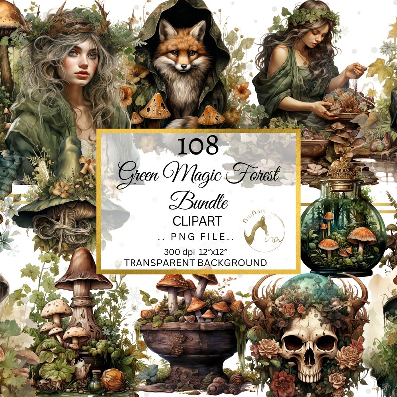 Forest Witch Art - Etsy