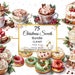 Watercolor Christmas Sweets Clipart Bundle, Christmas Candy, Cookies ...