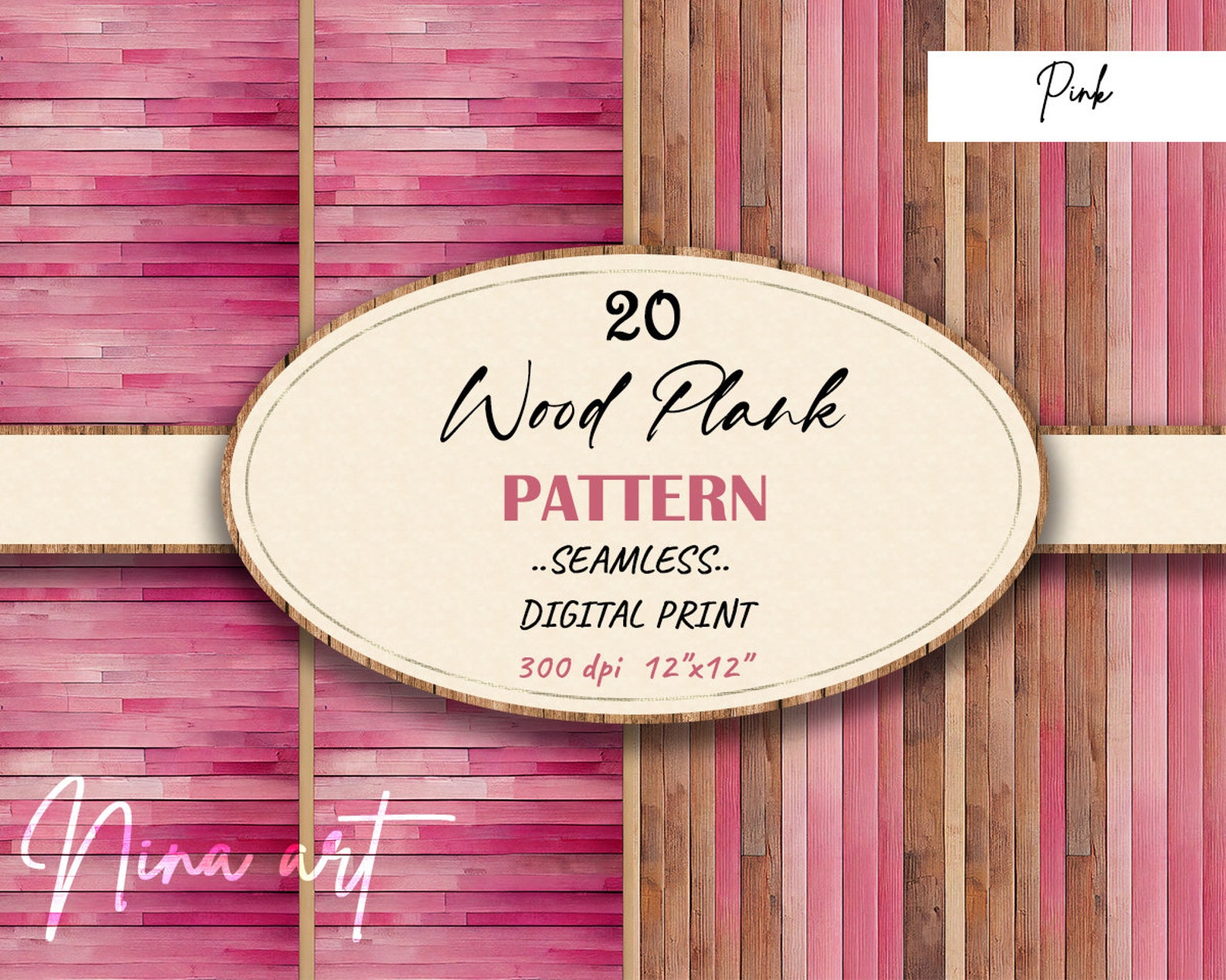 Pink Wood Texture Digital Paper, Rustic Planks (digital Download) - Etsy