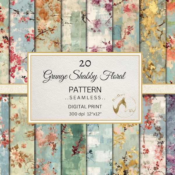 Shabby Chic Wallpaper - Etsy
