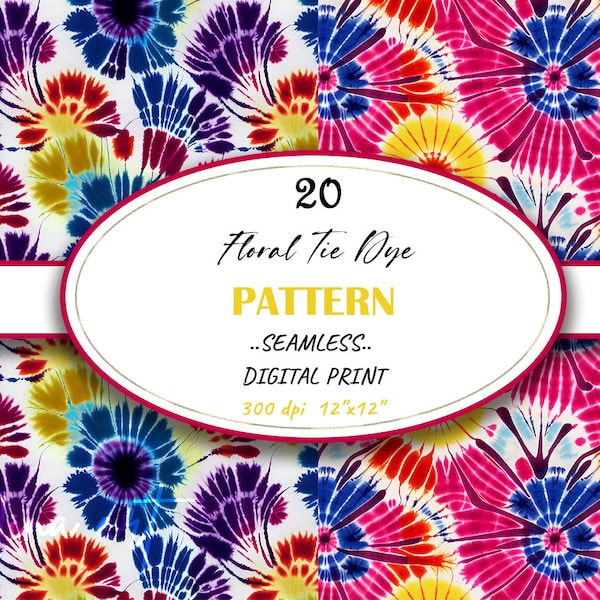 Tie Dye Flowers - Etsy