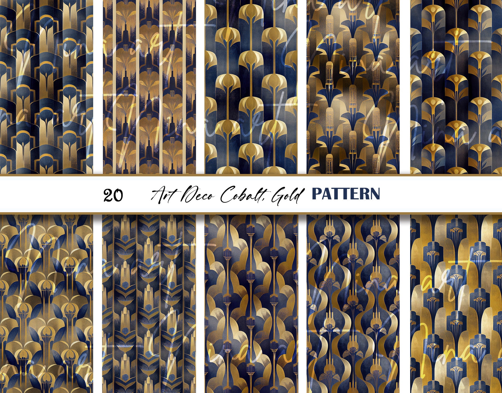 Art Deco Digital Paper Scrapbook Paper Pack Retro Art Deco - Etsy