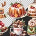 Watercolor Christmas Sweets Clipart Bundle, Christmas Candy, Cookies ...