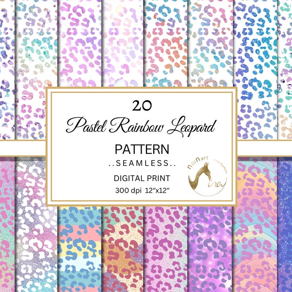 Pastel Leopard Print - Etsy