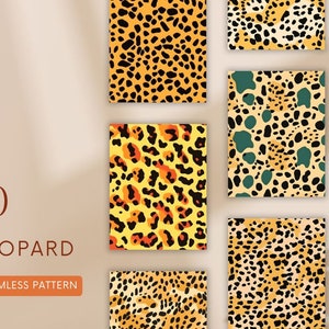 Seamless Cheetah Pattern, Colorful Animal Print, Leopard Pattern ...