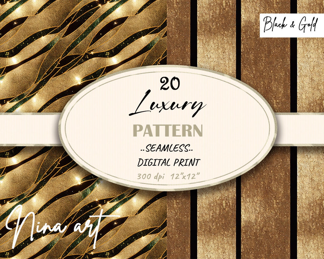 Abstract Gold Digital Paper, Scrapbook Paper, Gold Foil Digital Paper ...