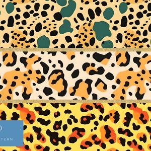 Seamless Cheetah Pattern, Colorful Animal Print, Leopard Pattern ...