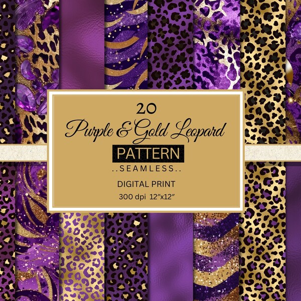 Purple and Gold - Etsy