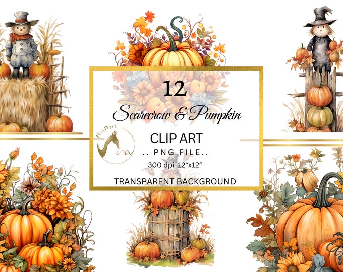 Create a Scarecrow Clipart Scarecrow Clipart Scarecrow Pieces Assemble ...