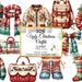 Ugly Christmas Outfits Clipart Bundle, PNG (digital Download) - Etsy