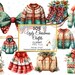 Ugly Christmas Outfits Clipart Bundle, PNG (digital Download) - Etsy