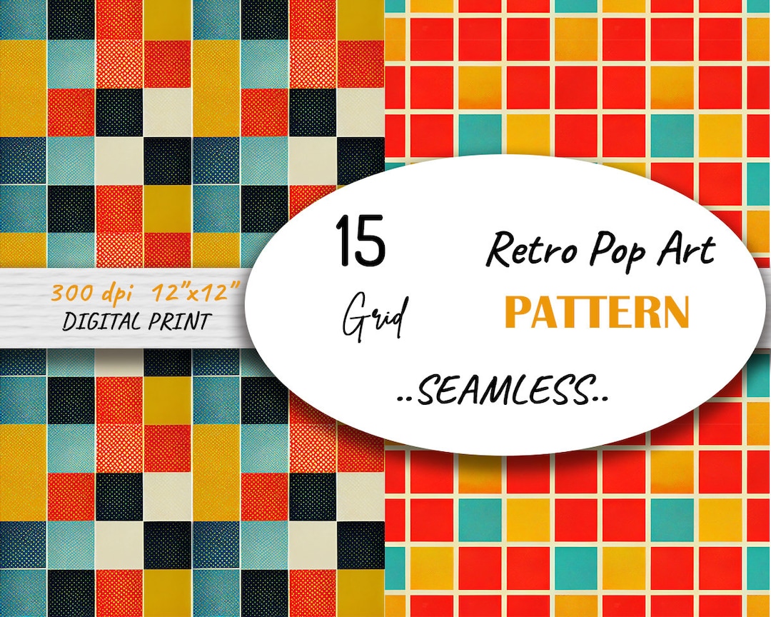 Checkered Digital Paper, Seamless Checker Patterns Printable Scrapbook ...