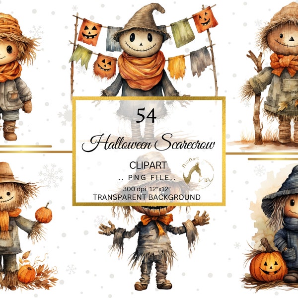 Scarecrow Watercolor - Etsy