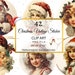 Watercolor Christmas Vintage Clipart, Painted Christmas Clipart ...