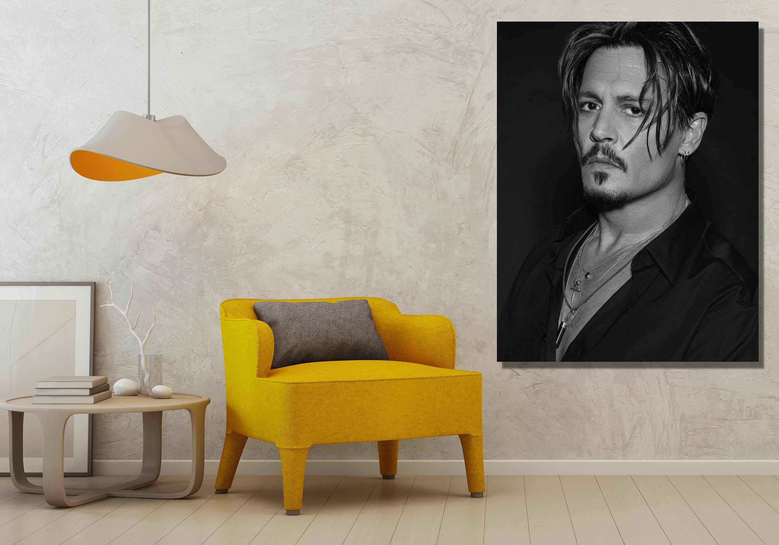 Johnny Depp Art Print/johnny Depp Canvas Wall Art/johnny Depp - Etsy