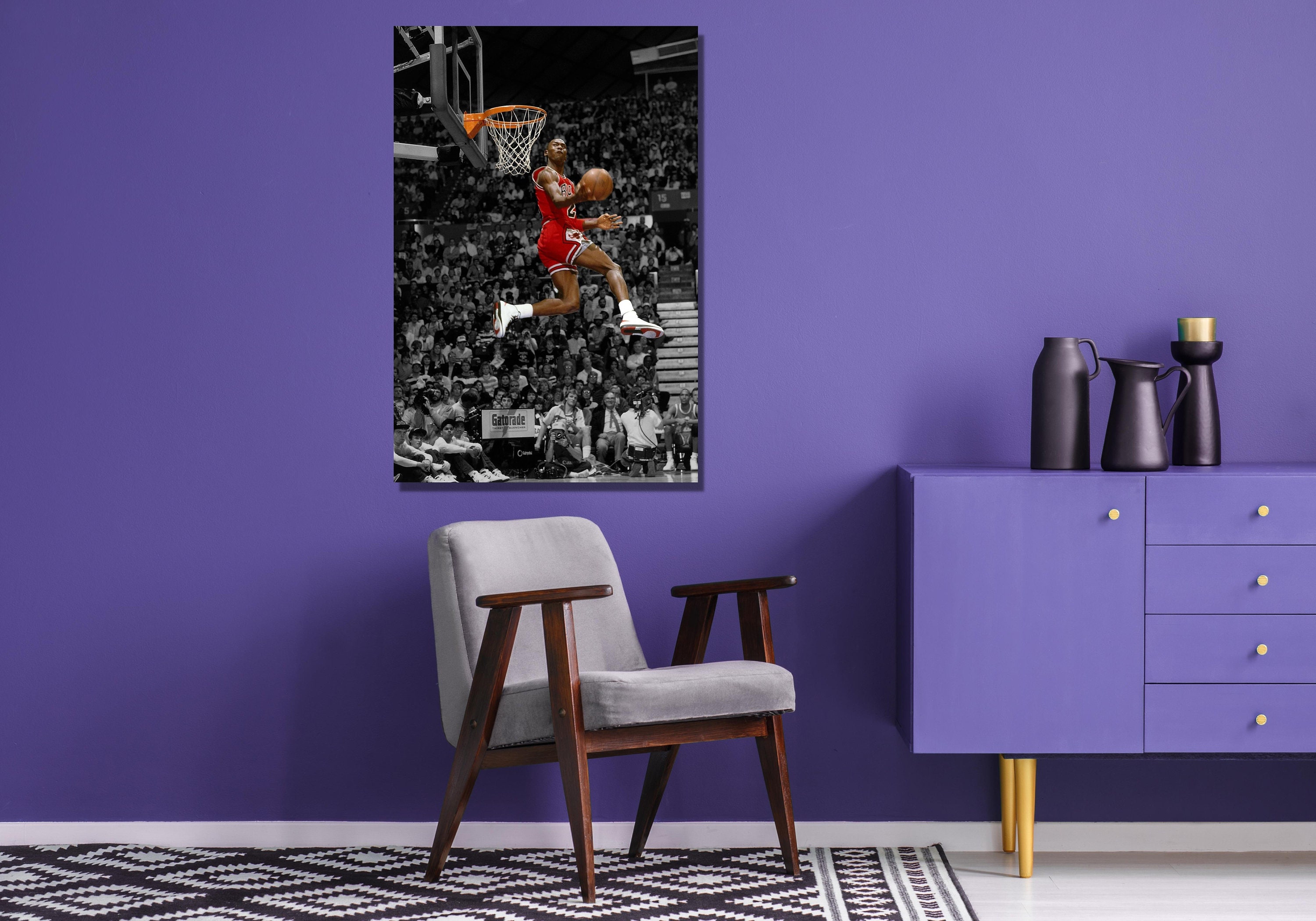 Michael Jordan Dunk Poster
