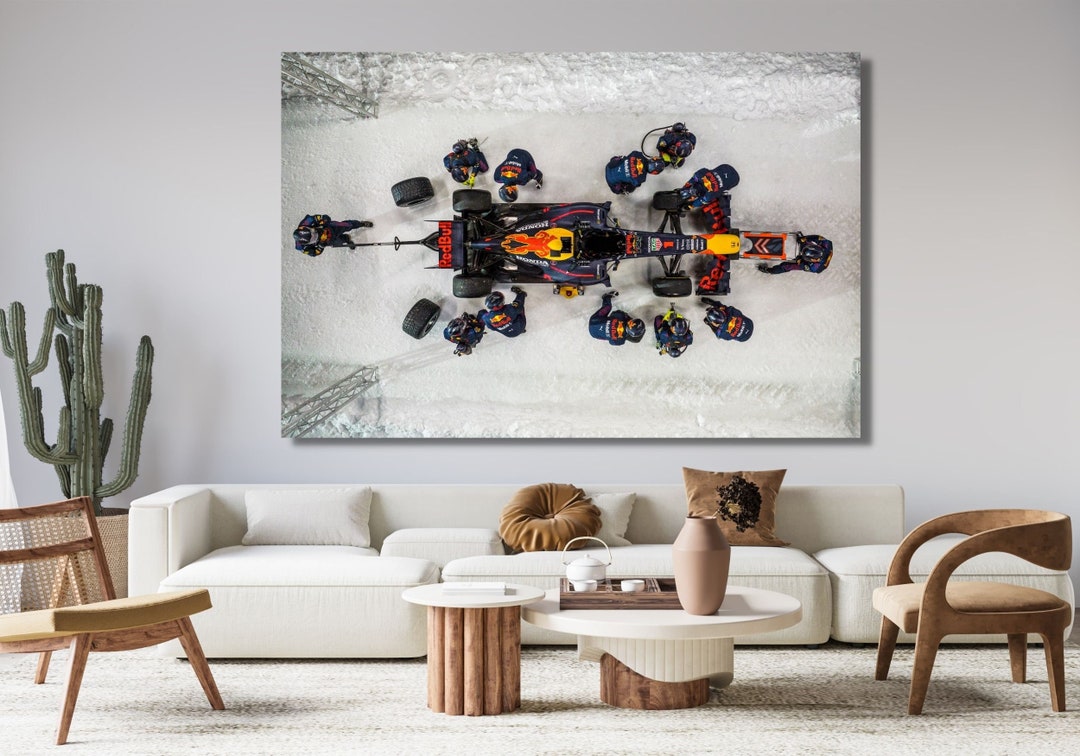 Max Verstappen Pit Stop on the Snow Canvas Wall Artverstappen - Etsy