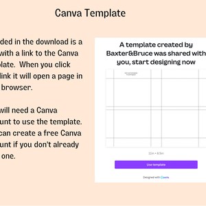 Printable Canva Template for 3x4 Cards, Index Card Template, Jot Card ...