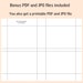 Printable Canva Template for 3x4 Cards, Index Card Template, Jot Card ...