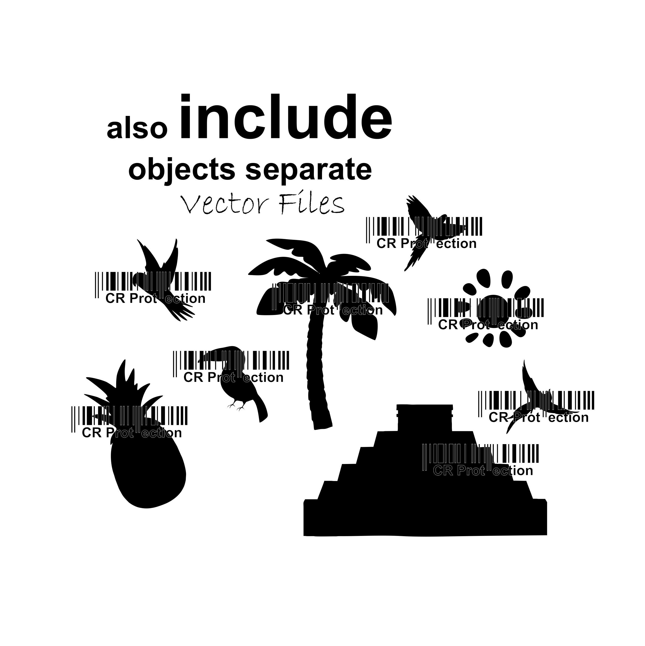 Pirámide tropical, pirámide azteca en el bosque, paz tropical ...