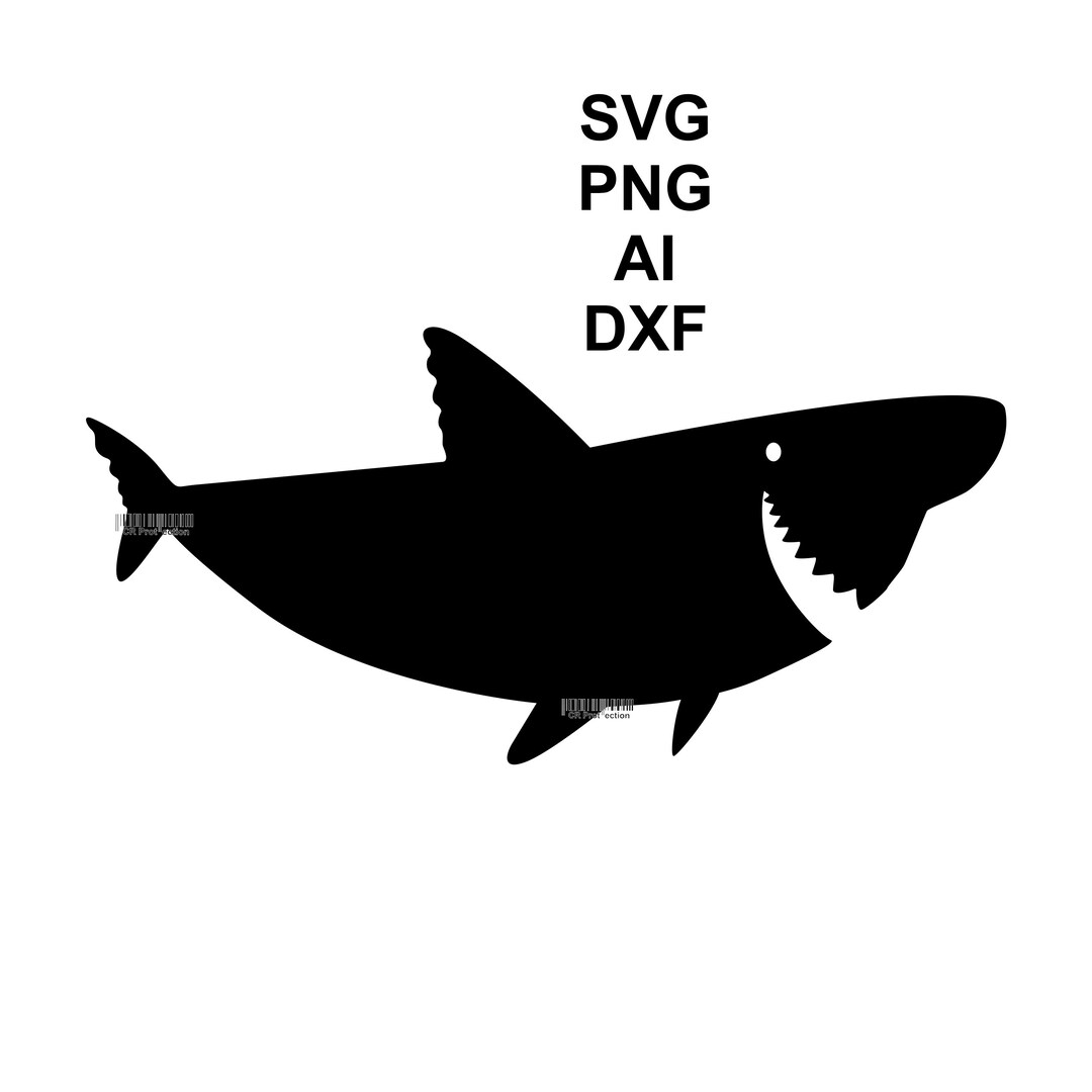 Happy Shark Clipart, Smiling Shark Image for Kids, Adorable Gift ...