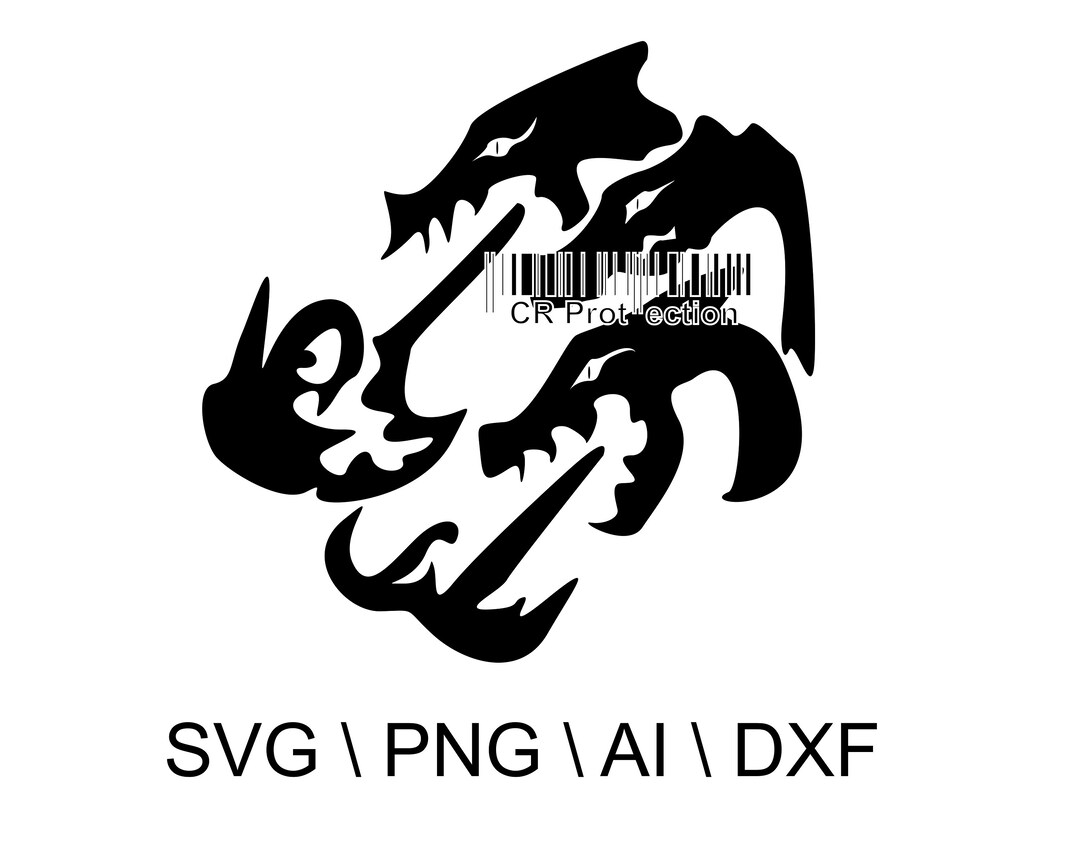Oriental Hydra Heads Fire Breathing Dragons for Mythology Related ...