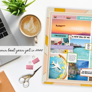 2025 New Beginnings Vision Board Bundle Happiness Printable PDF Mood ...
