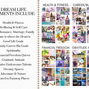 Vision Board Printable Kit 1200 Images Instant Download PDF Printable ...