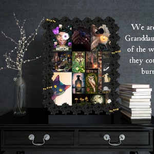 Witchy Vision Board Printable Witchy Cards Halloween Poster Season of ...