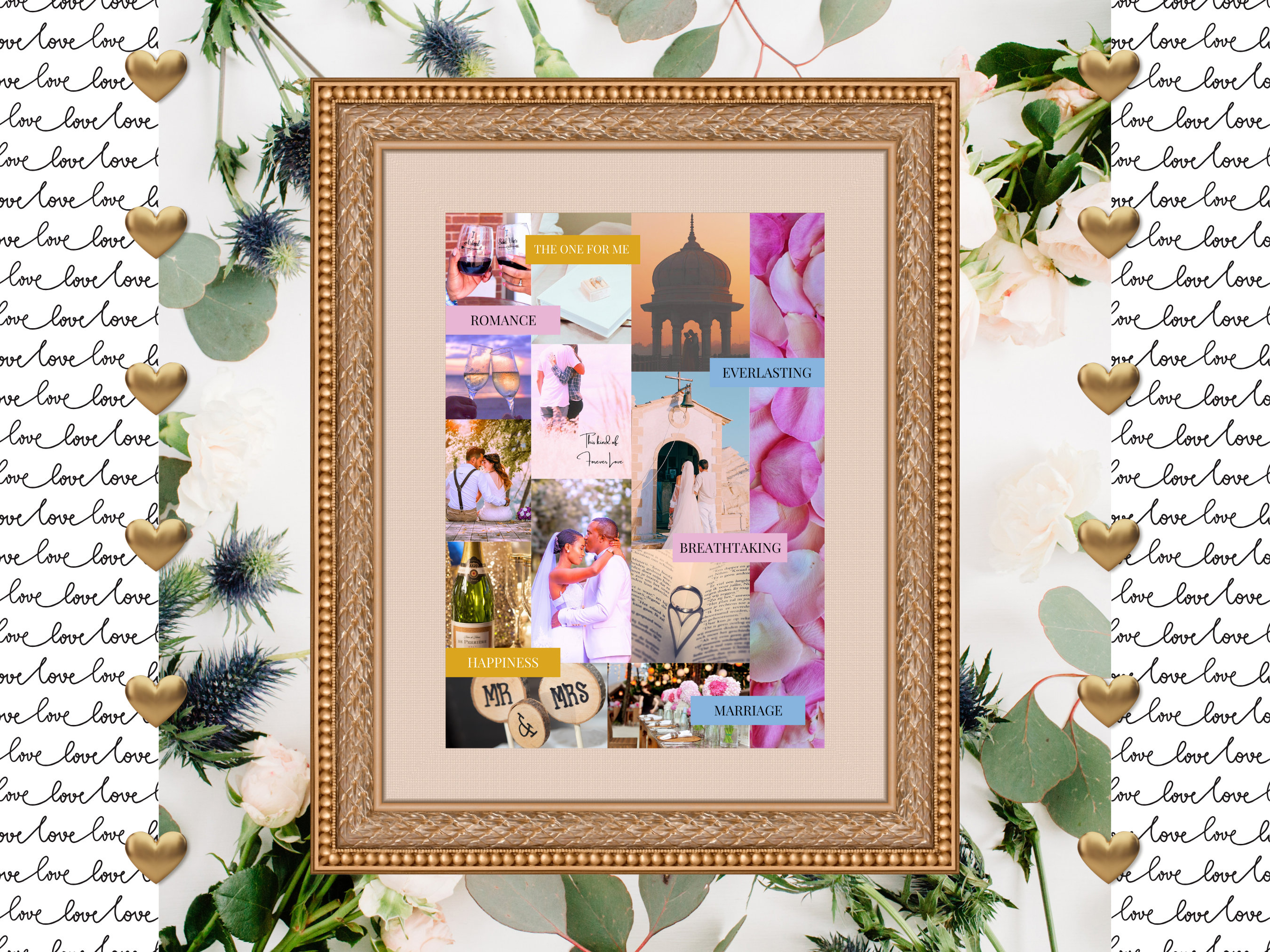 2024 Love Alignment Vision Board Bundle Manifest Happiness - Etsy Australia