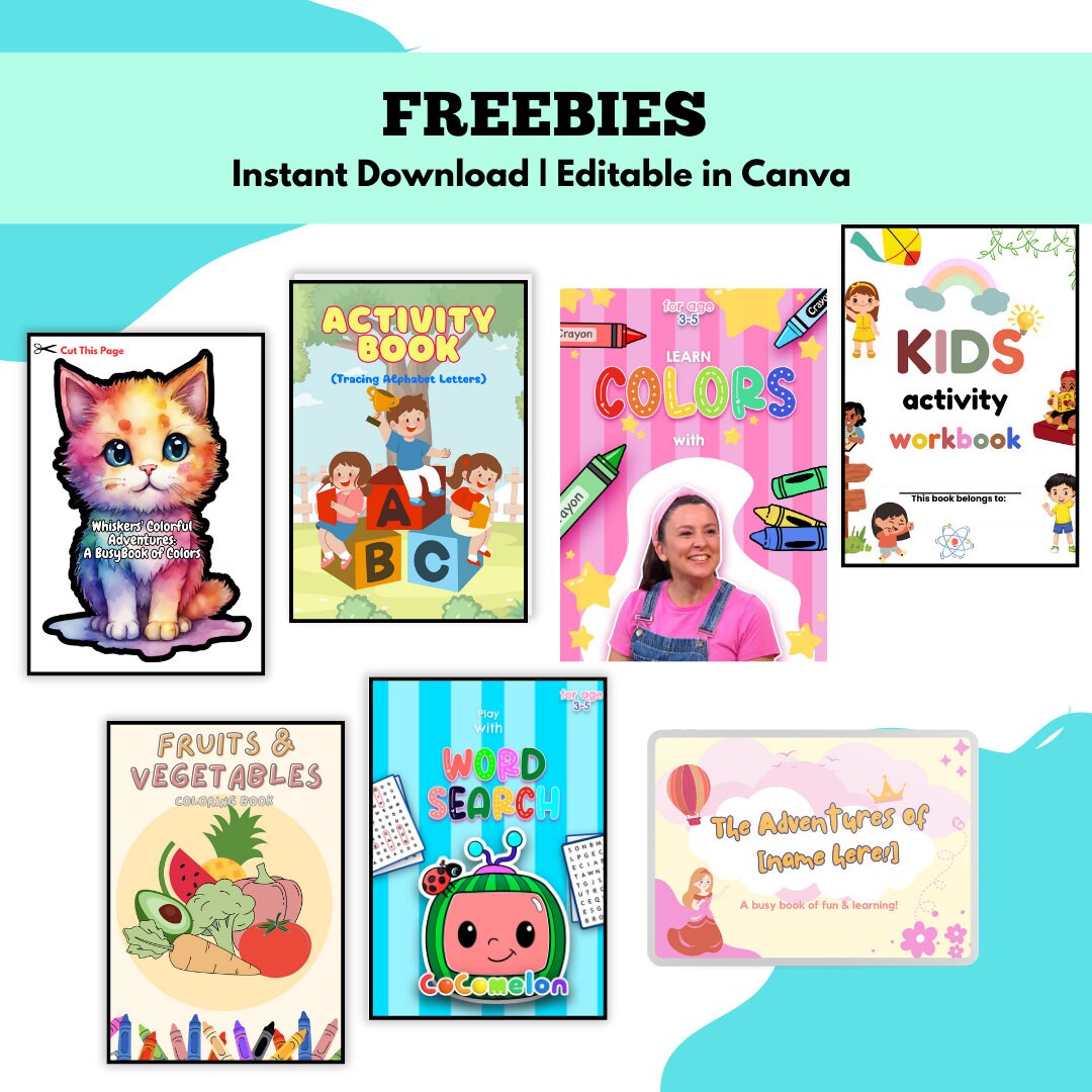 Ultimate Busy Book Bundle With Printable Activity Books Freebies - MRR ...