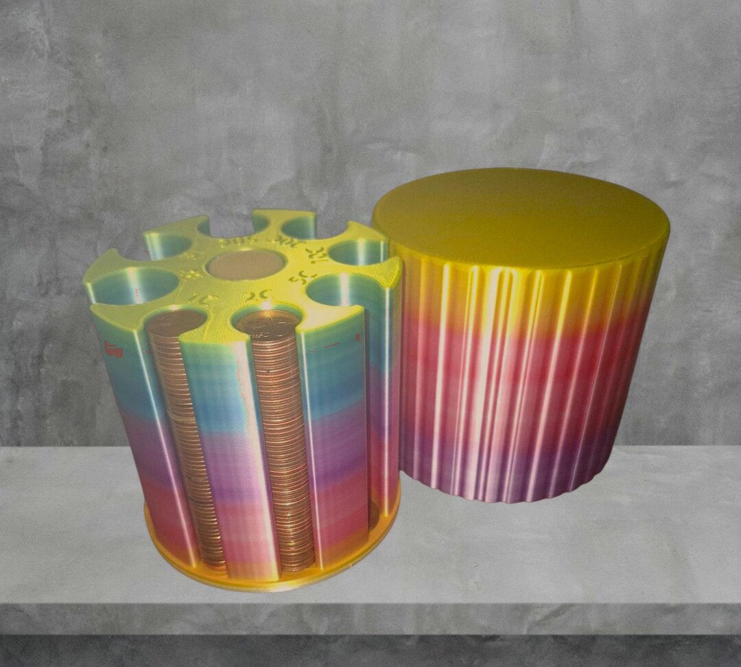 Coin Organizer - 3D Printed Euro Coins | Budget Planner Accessory ...