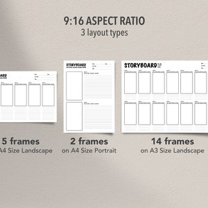Printable Dual Layout Storyboard Template, Portrait for Social Media ...