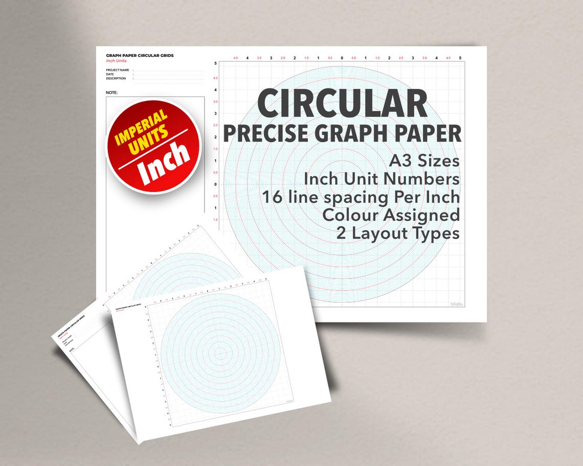 Circular Circle Graph Drafting Grid Printable – Polar Coordinate Graph ...