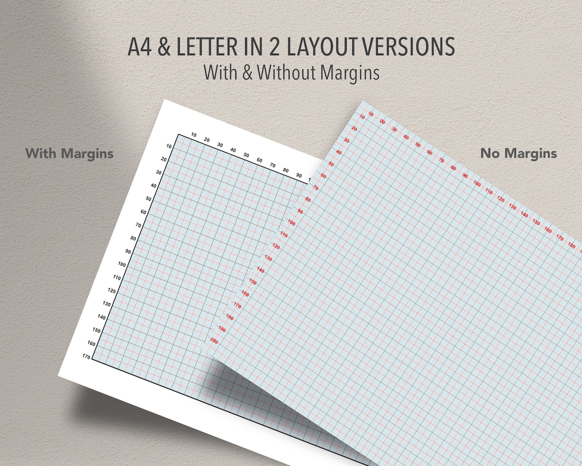 Millimeter Graph Grid Paper Printable, Precision Technical Drawing ...