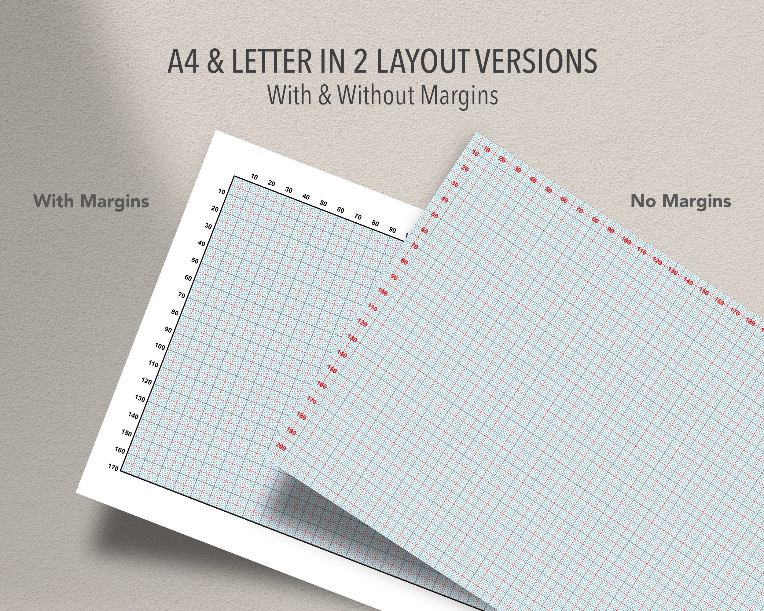 Millimeter Graph Grid Paper Printable, Precision Technical Drawing ...